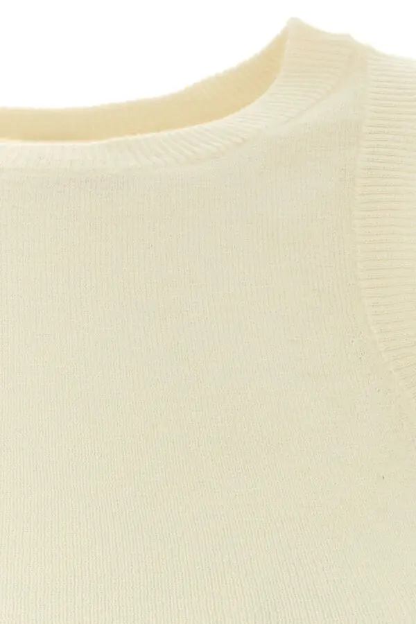 Co Ivory Cashmere Tank Top
