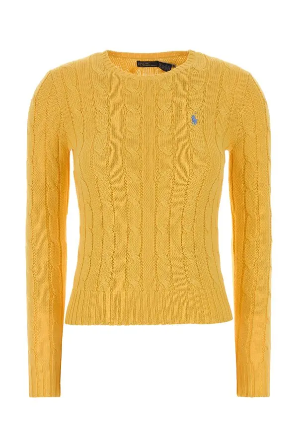 Polo Ralph Lauren Knitted Cotton Sweater With Embroidered Logo