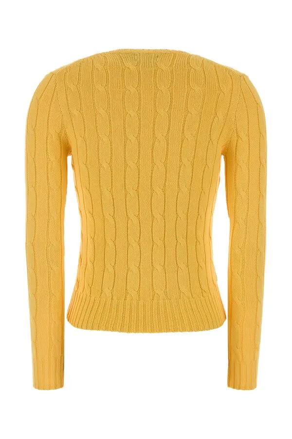 Polo Ralph Lauren Knitted Cotton Sweater With Embroidered Logo