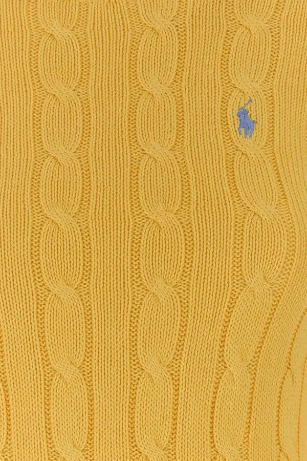 Polo Ralph Lauren Knitted Cotton Sweater With Embroidered Logo