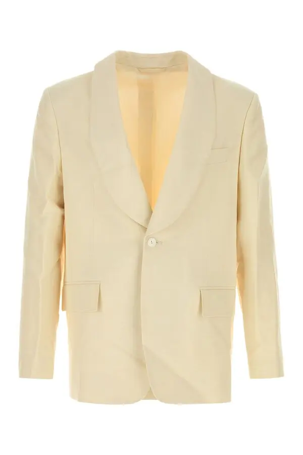 BODE Cream Viscose Blend Blazer