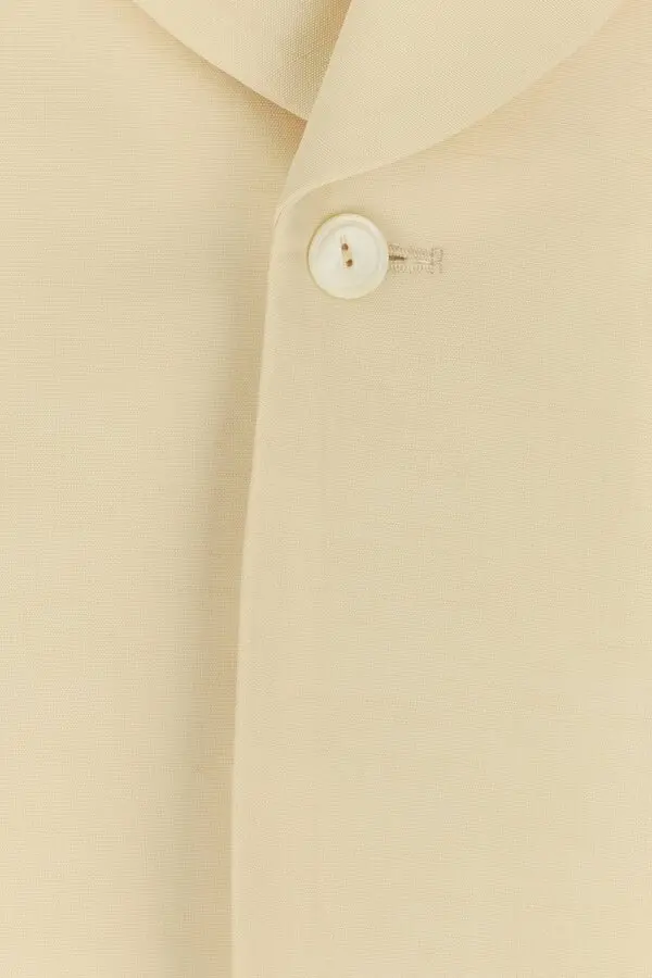 BODE Cream Viscose Blend Blazer