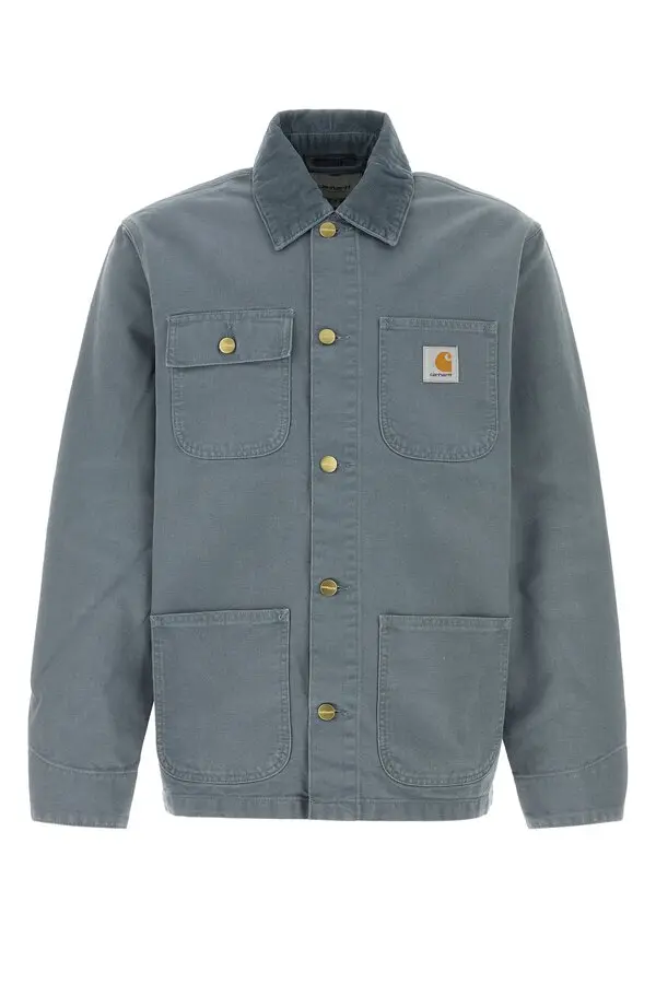 Carhartt Work In Progress Powder Denim Michigan Coat