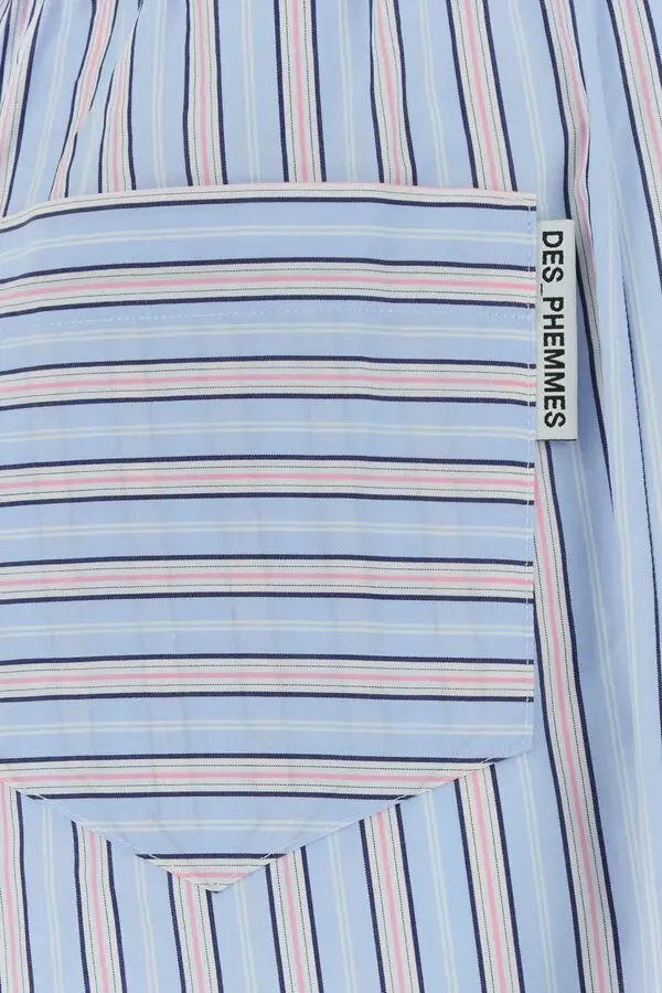 DES_PHEMMES Embroidered Poplin Pyjamas Pant