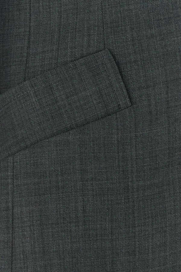 GANNI Wool Blend Twill Blazer