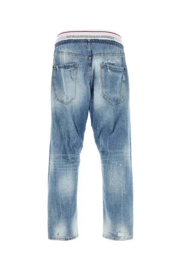 Dsquared2 Denim Jeans With Distressed Details