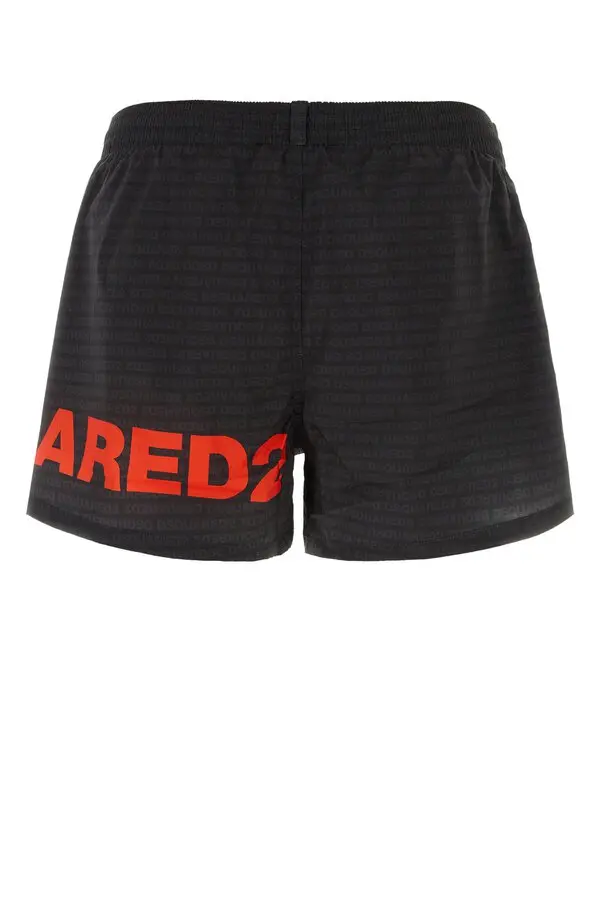 Dsquared2 Printed Polyester Swimming Shorts