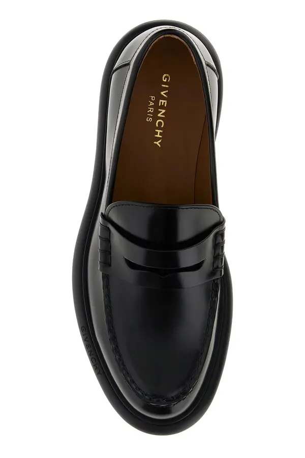 Givenchy Leather Loafers - Black