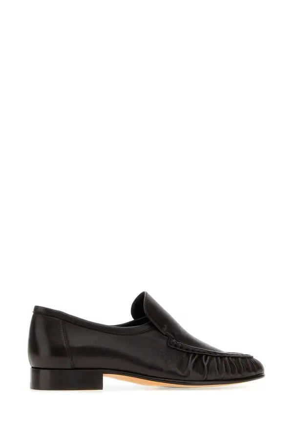 THE ROW Leather Loafers - Brown