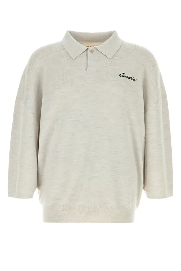 Fear Of God Light Knit Oversize Polo Shirt