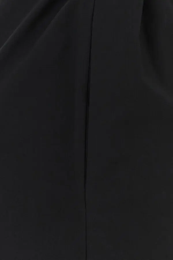 THE ROW Delano Wide-leg Poplin Pants - Black