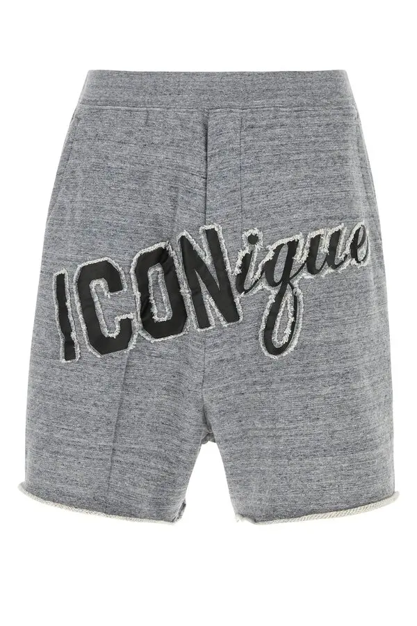 Dsquared2 Cotton Bermuda Shorts With Logo Detail