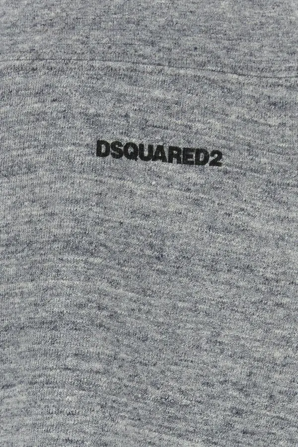 Dsquared2 Cotton Bermuda Shorts With Logo Detail