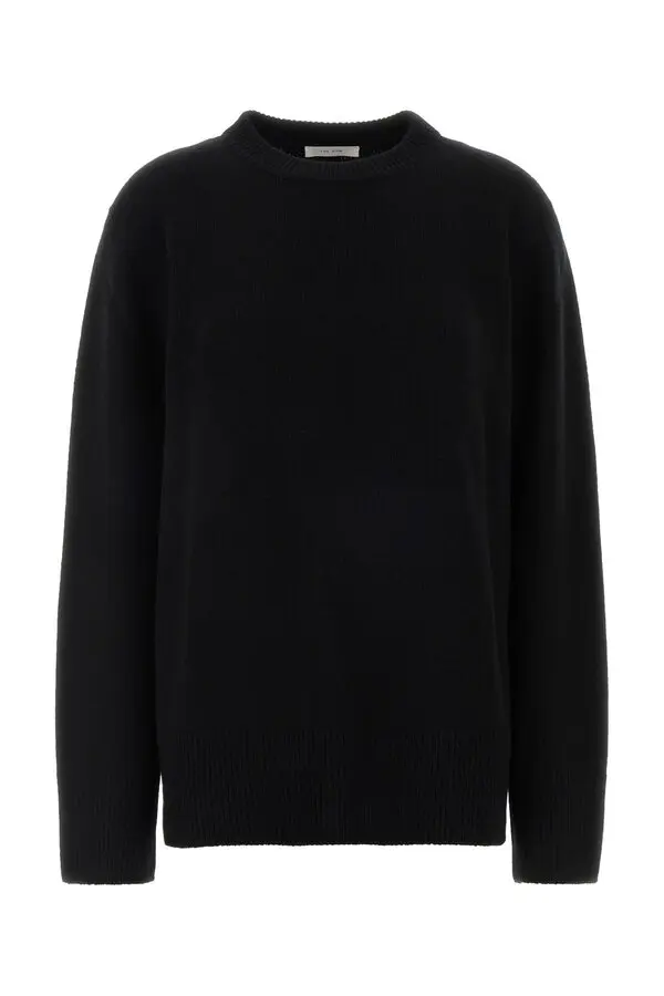 THE ROW Wool Blend Sibem Sweater - Black