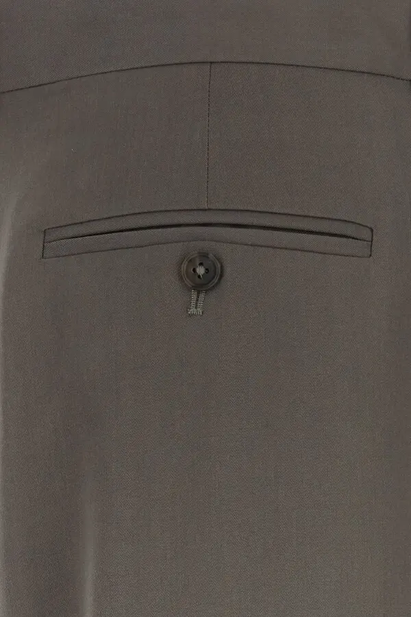 THE ROW Wool Trousers - Brown