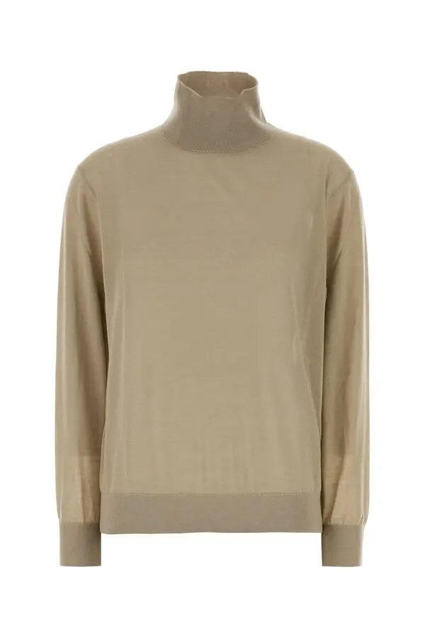 THE ROW Cappuccino Cashmere Blend Orly Sweater