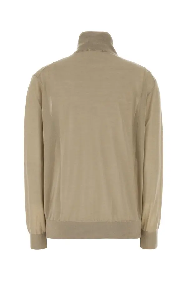 THE ROW Cappuccino Cashmere Blend Orly Sweater