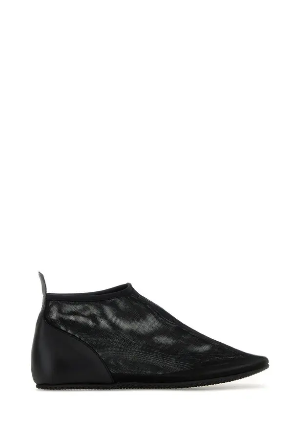 Gimaguas Mesh Slip-ons With Leather Accents