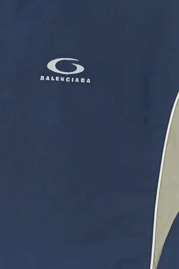 Balenciaga Tech Fabric Windbreaker With Loop Sports Icon Embroidery
