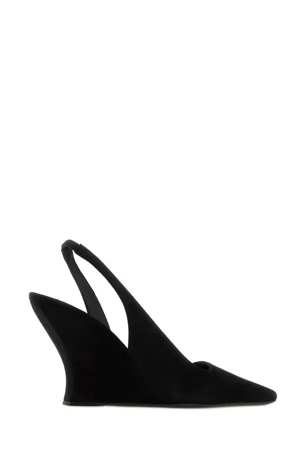 Alaïa Suede Wedge Slingbacks