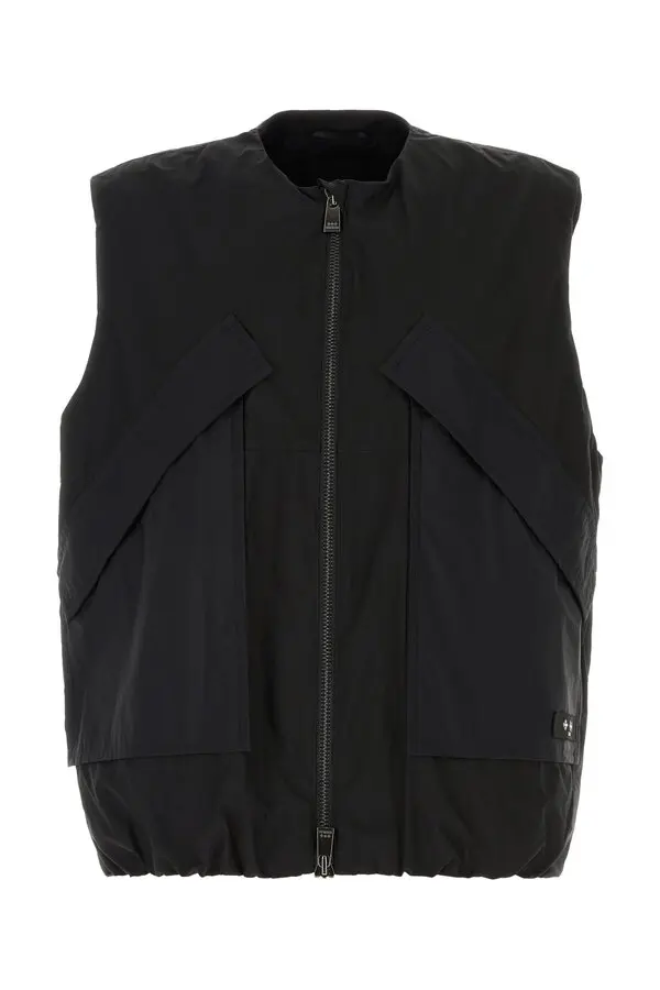 TATRAS Cotton Blend Vest With Zip Closure