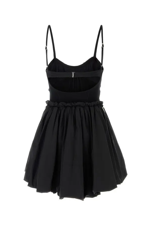 Attico Jersey And Taffeta Dress