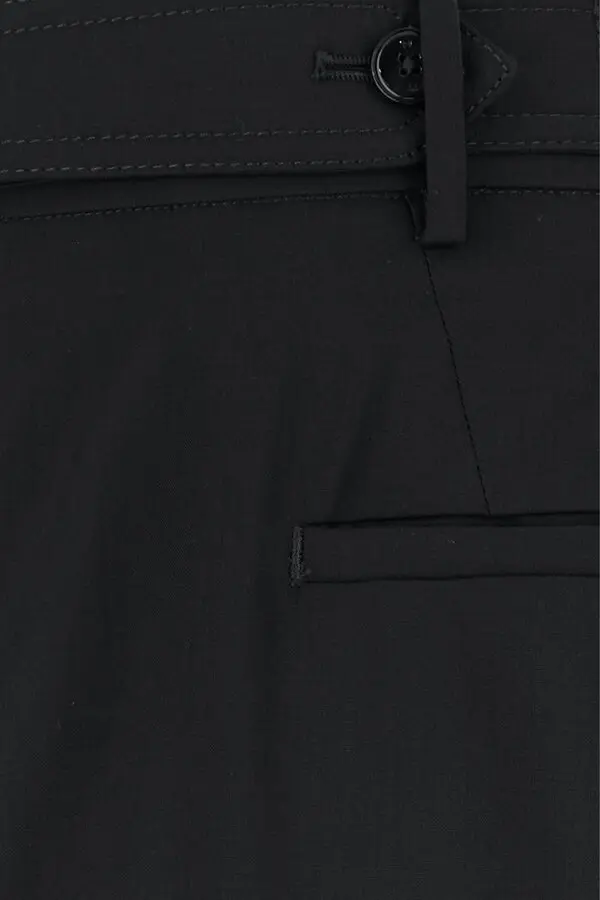 PT TORINO Pure Virgin Wool Bermuda Shorts - Black