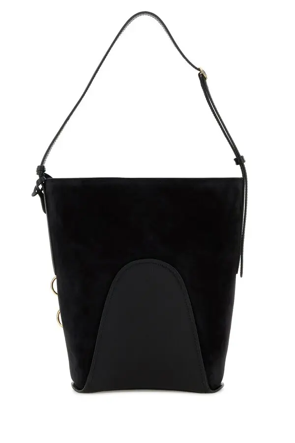 Alaïa Suede Bucket Bag - Black