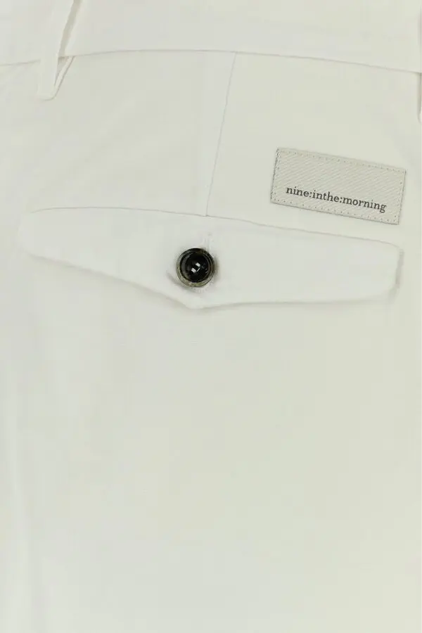 NINE:INTHE:MORNING Giulio Cotton Trousers - White