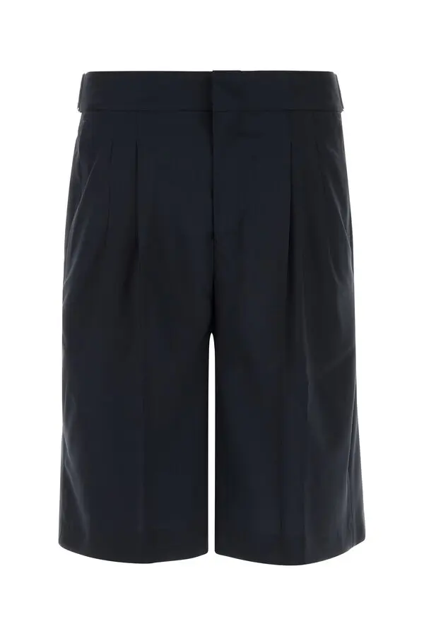 PT TORINO Wool Bermuda Shorts - Blue