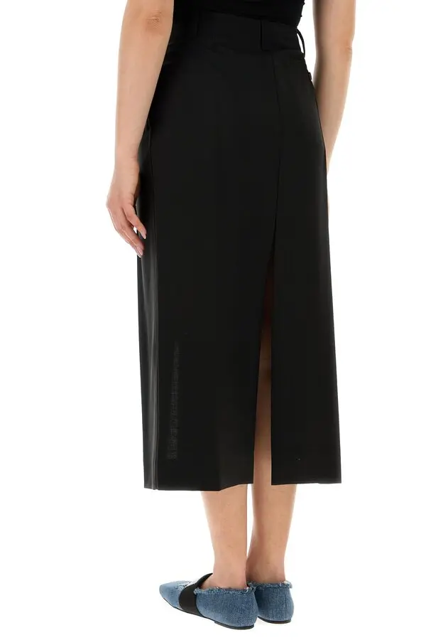 Givenchy Wool And Mohair Blend Skirt