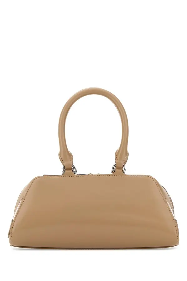 Givenchy Beige Leather Mini Antigona East-west Handbag - Light Brown