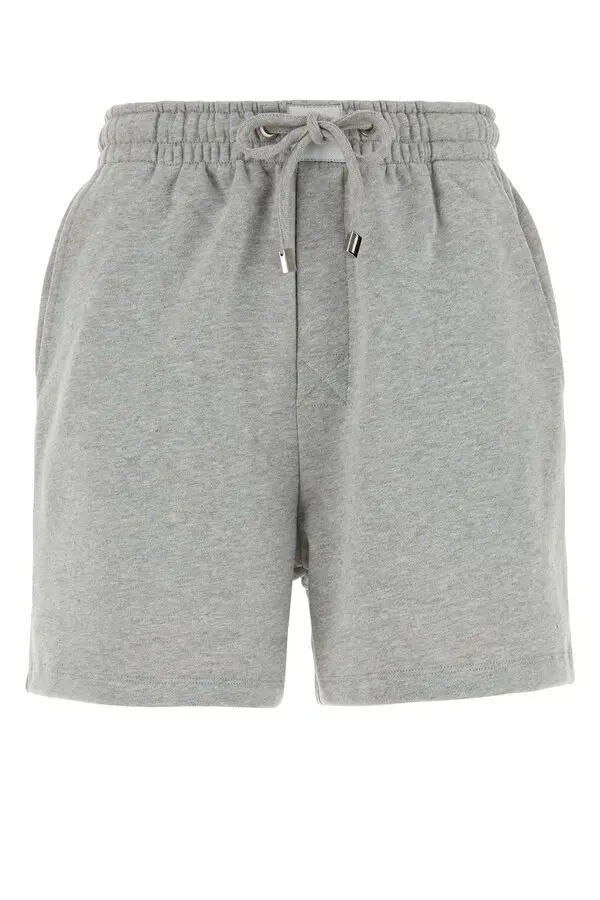 Attico Cotton Shorts - Grey