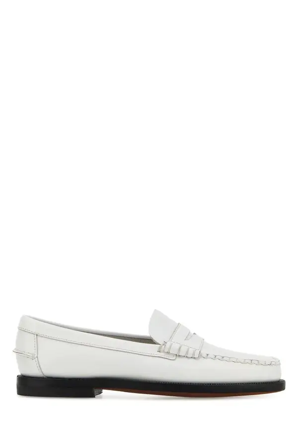 SEBAGO Classic Dan Leather Loafers - White
