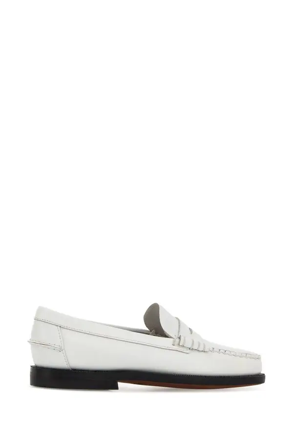 SEBAGO Classic Dan Leather Loafers - White