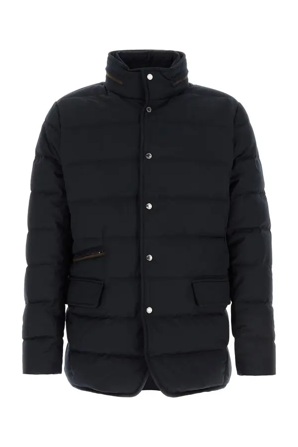 MOORER Midnight Polyester Blend Ilvo Down Jacket