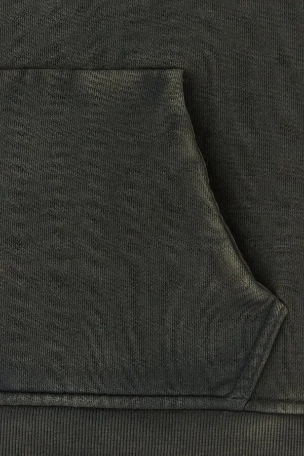 ENTIRE STUDIOS Oversize Stonewashed Cotton Sweatshirt - Black