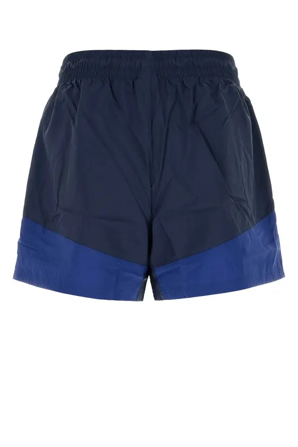 NEW BALANCE Navy Nylon Bermuda Shorts
