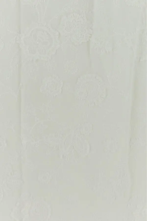 Michael Kors Cotton Dress With Floral Embroidery