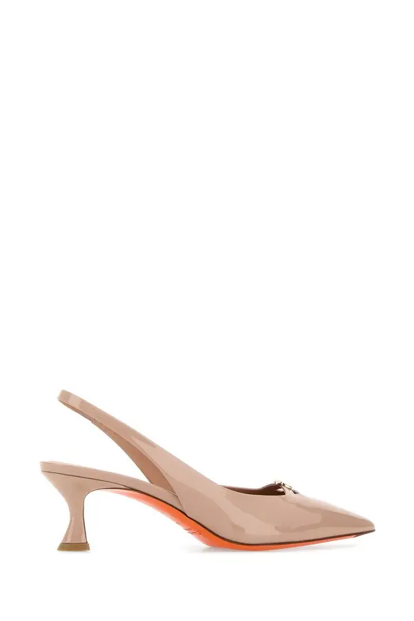 Santoni Slingback Pumps With Stiletto Heel - Pink