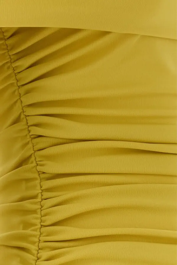 DES_PHEMMES Sleeveless Gathered Jersey Dress