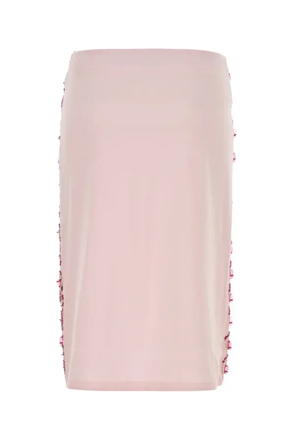 DES_PHEMMES Embellished Crepe Skirt