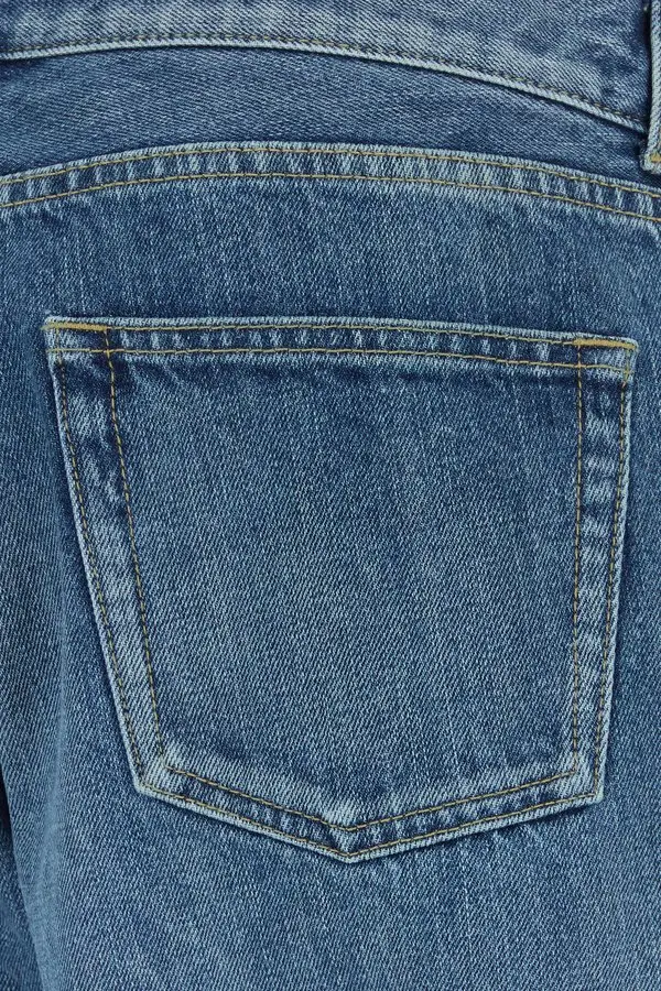 THE ROW Fima Stonewashed Denim Jeans - Blue
