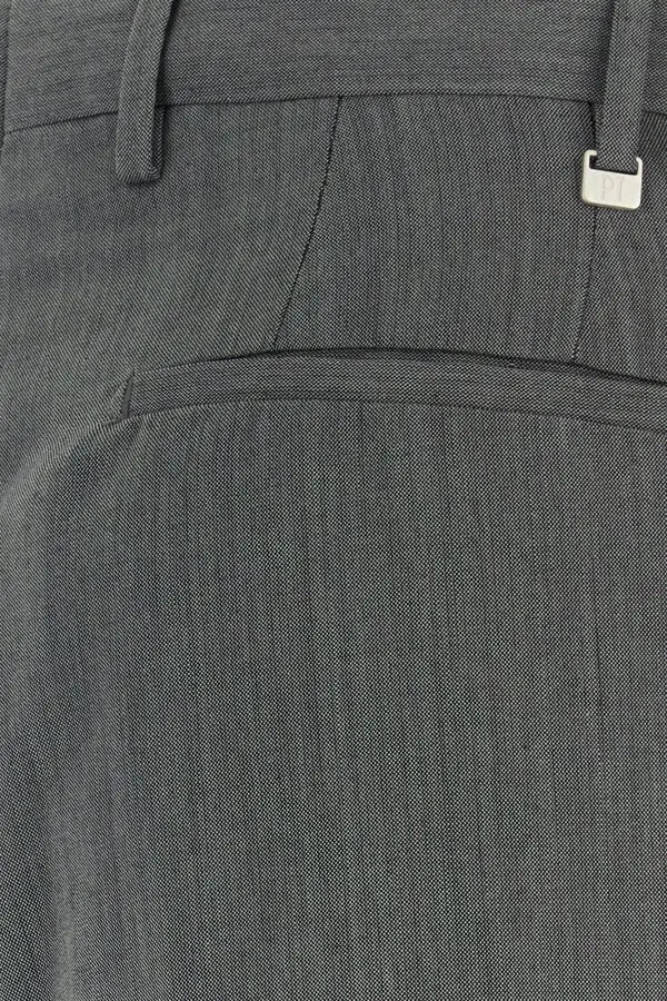 PT TORINO Cotton Blend Edge Pants - Grey