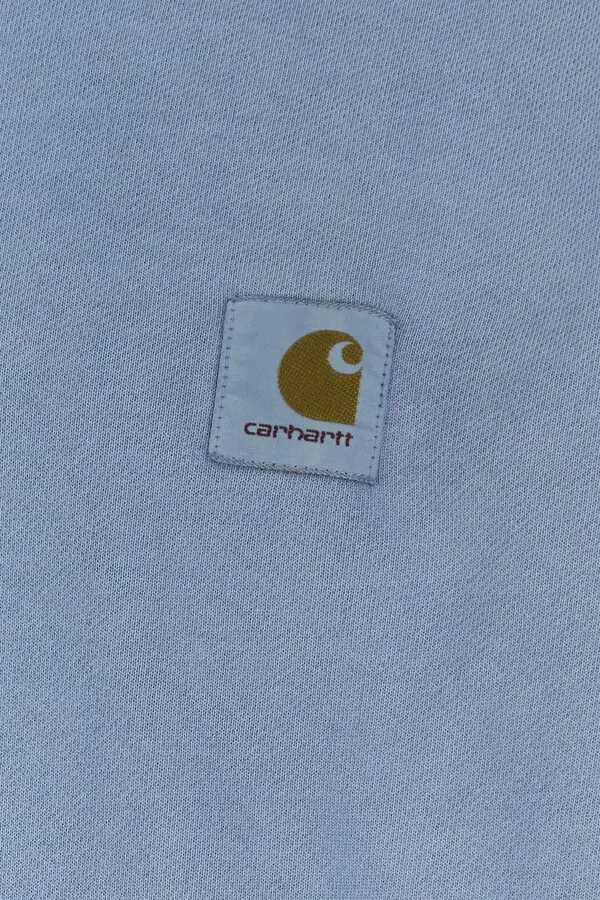 Carhartt Work In Progress Cotton Hooded Sweatshirt With Logo Detail - Blue