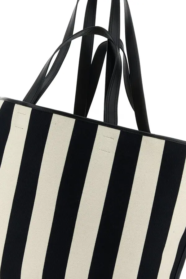 Ami Embroidered Canvas Shopping Bag