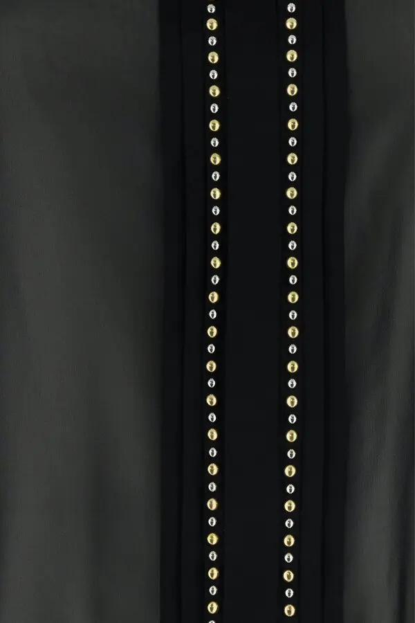 Versace Embellished Silk Shirt