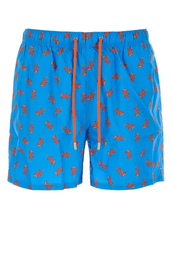 GALLO Printed Polyester Swimming Shorts