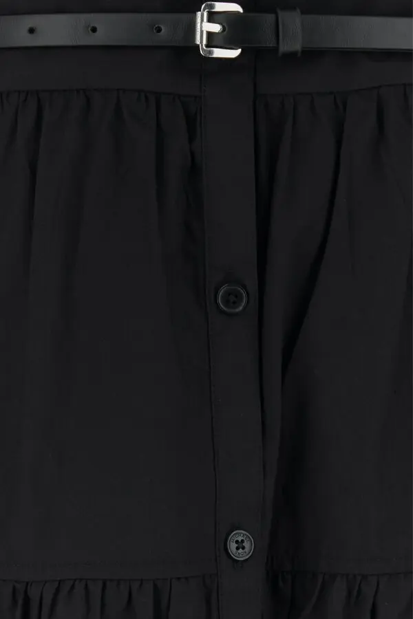 Michael Kors Sleeveless Midi Poplin Dress