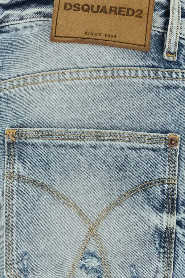 Dsquared2 Pure Cotton Denim Jeans